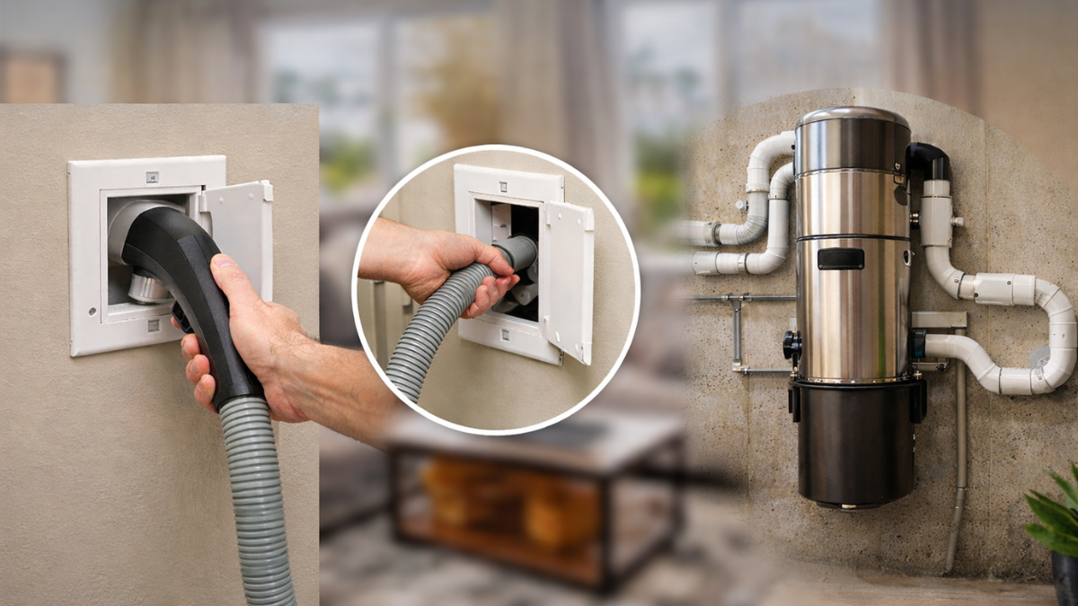 Hide A Hose Central Vac System for Existing Homes | TVS