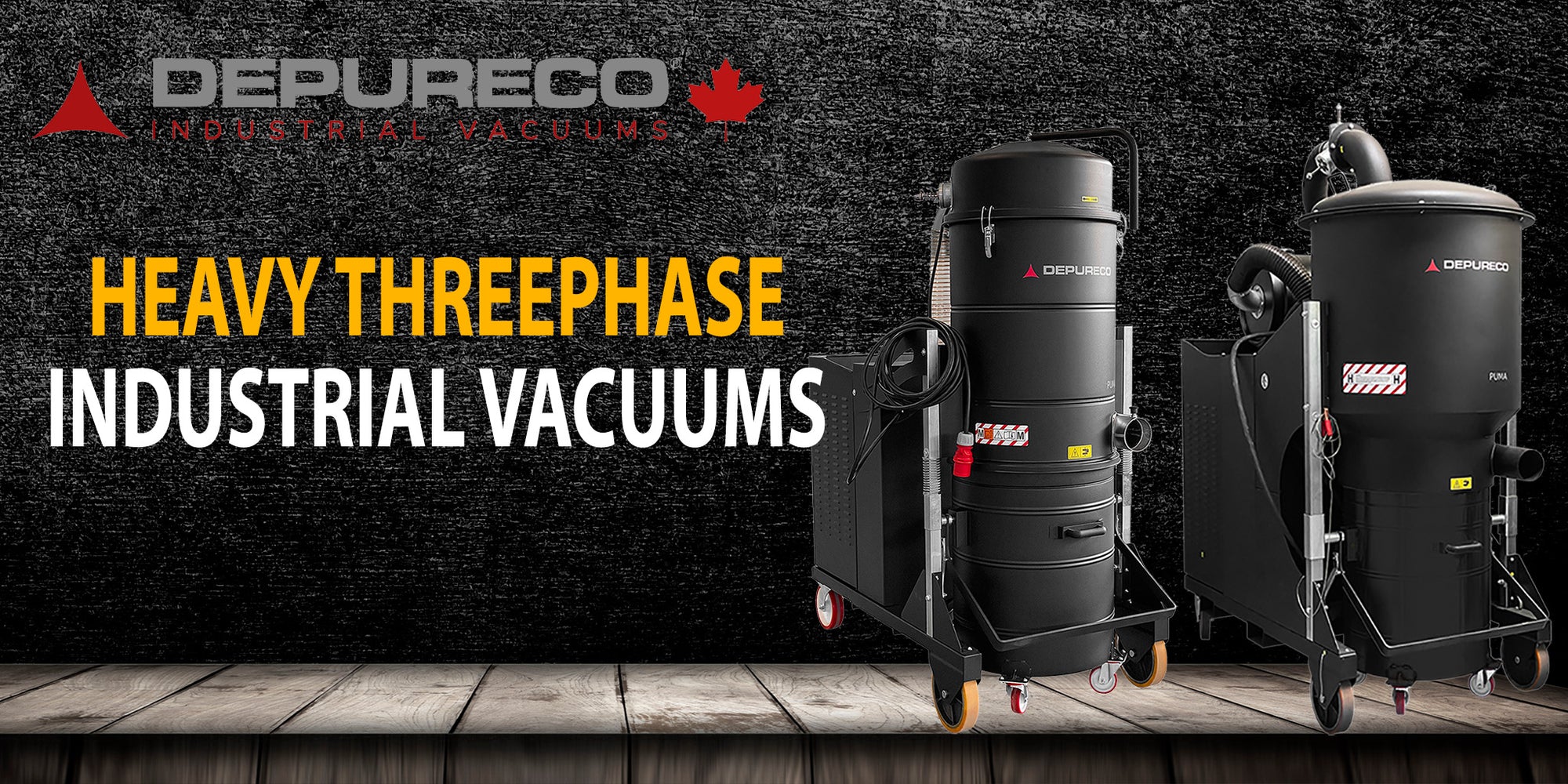 Depureco Heavy Threephase Industrial Vacuums | Industrial Vacuums