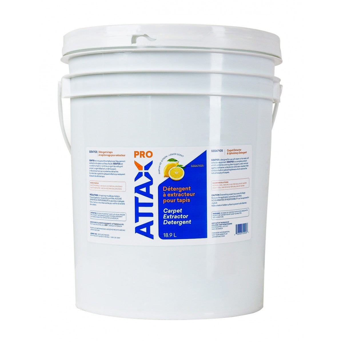 Attax Pro Carpet Extractor Detergent - 4,4 gal (20 L)