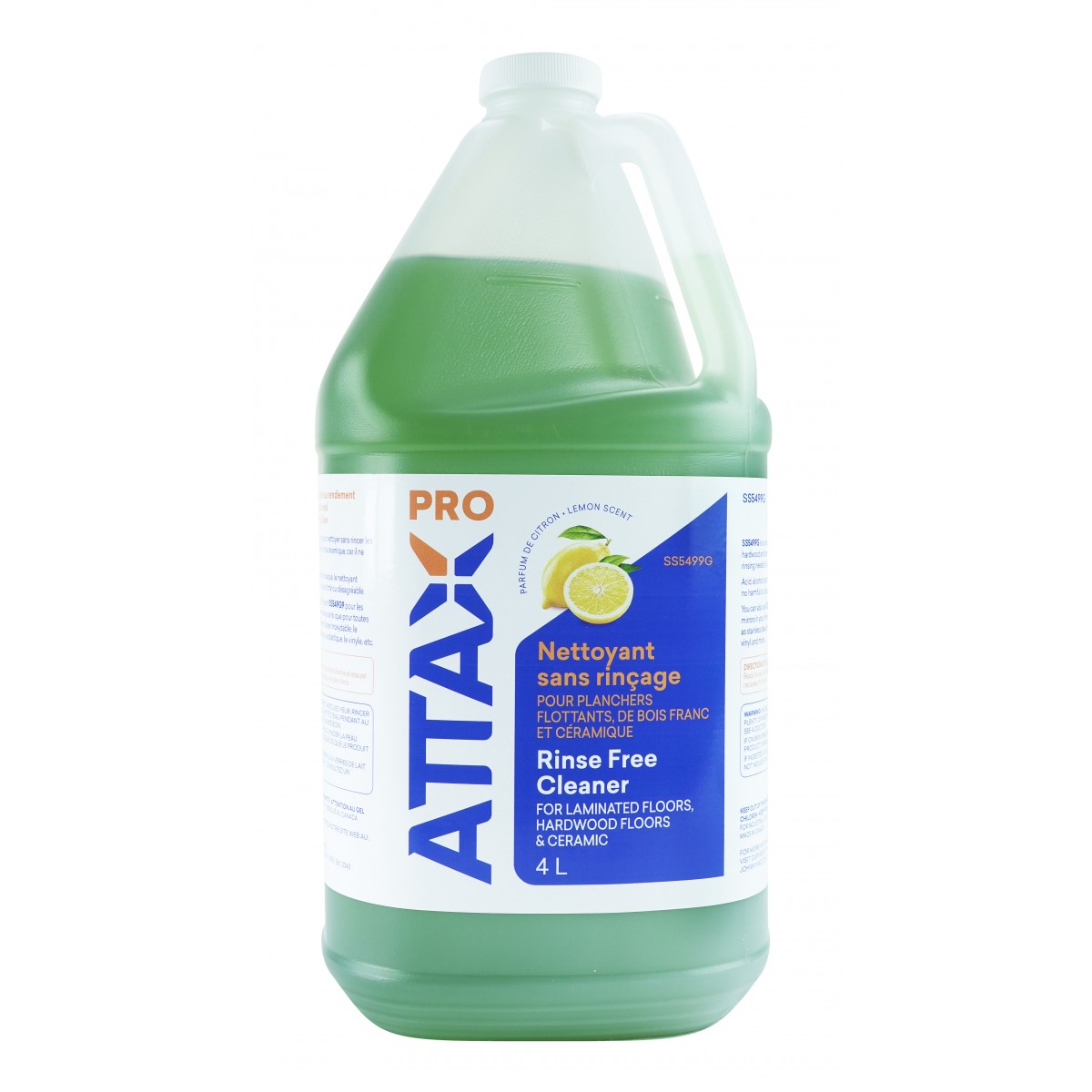 Attax Pro Rinse Free Floor Cleaner – 1.06 gal (4 L)