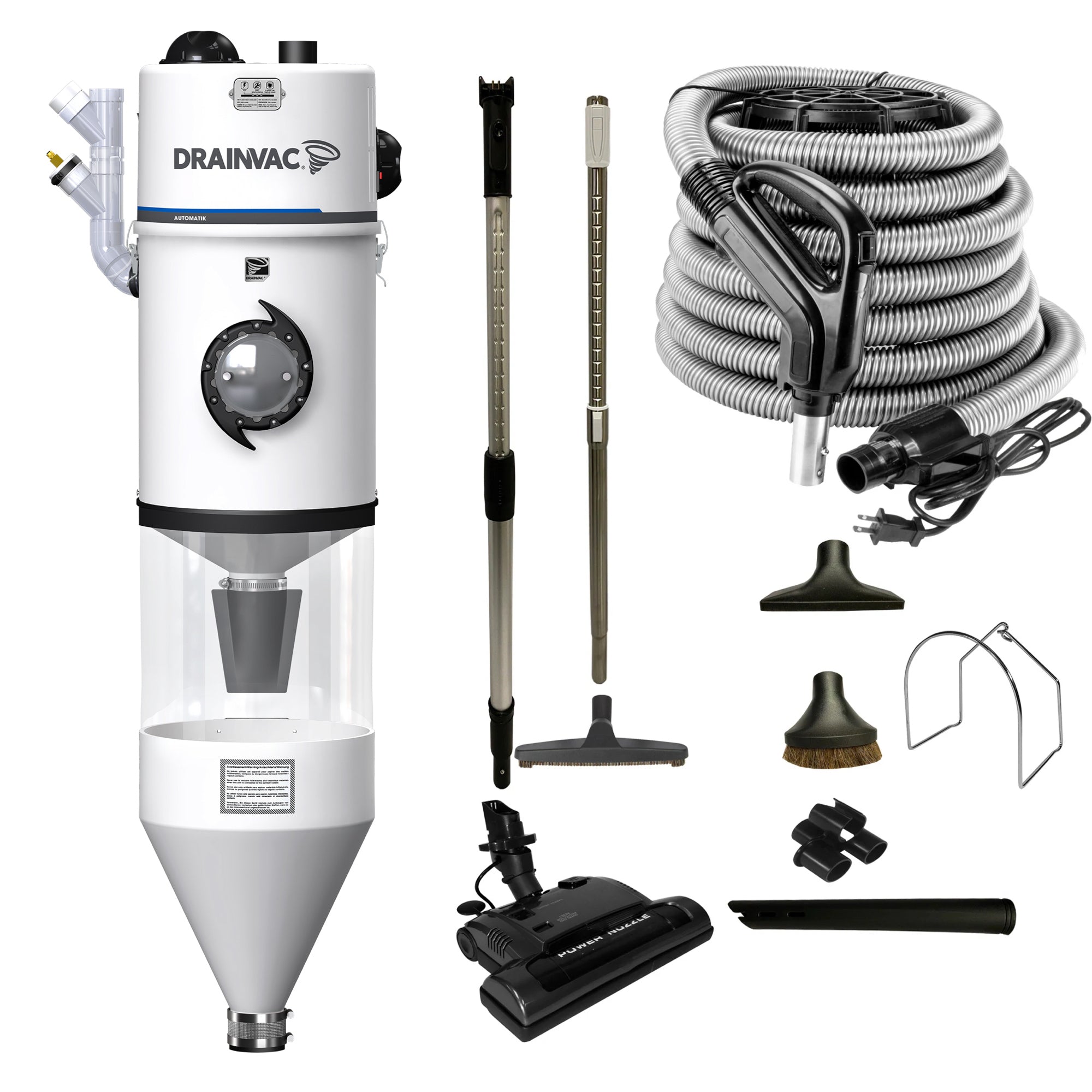 DrainVac Automatik Vacuum Dual Motors Standard Electric Kits