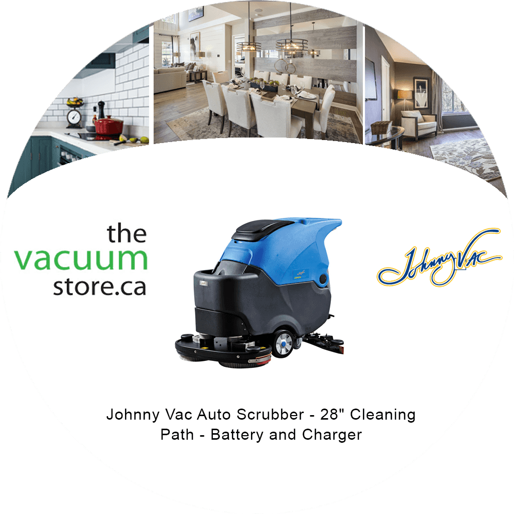 Johnny Vac Auto Scrubber - 28" Cleaning Path - Battery and Charger ...