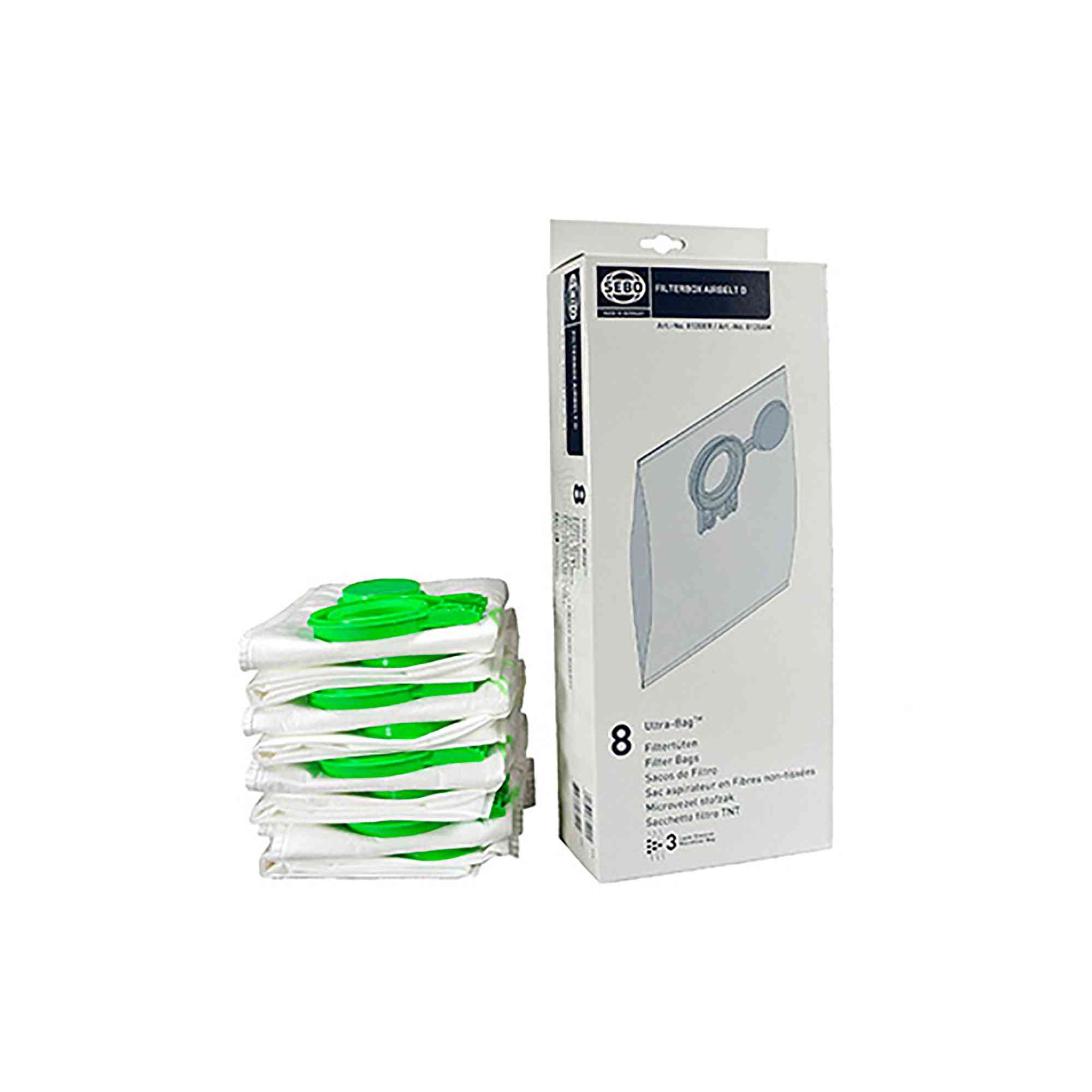SEBO D Series Ultra Vacuum Bags fit with Canister Vacuums