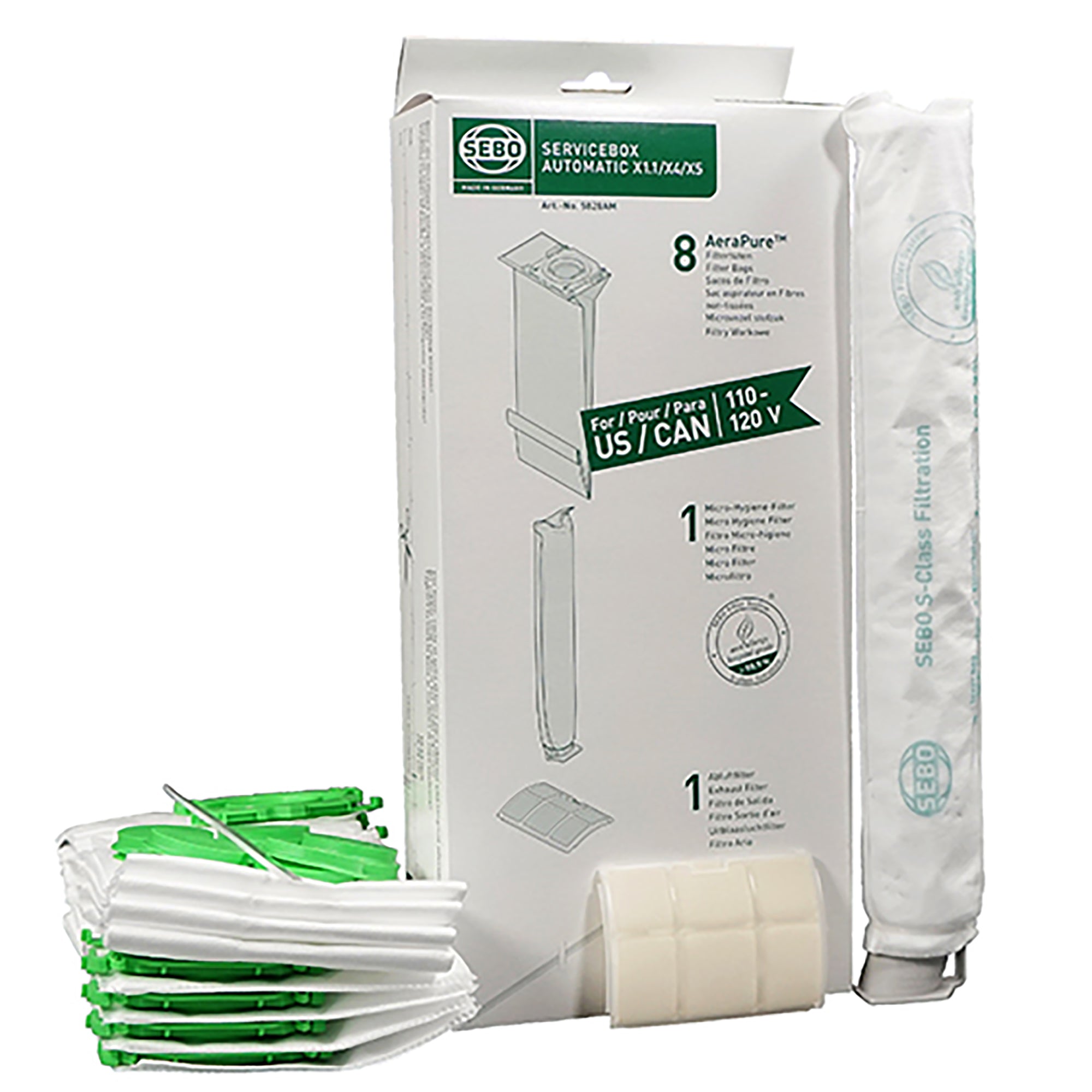 SEBO X4/X5 Service Box – Genuine Replacement Parts